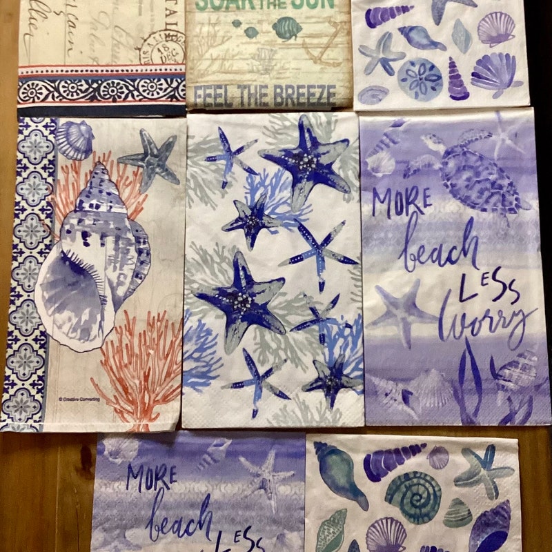 Ocean Napkin - Etsy