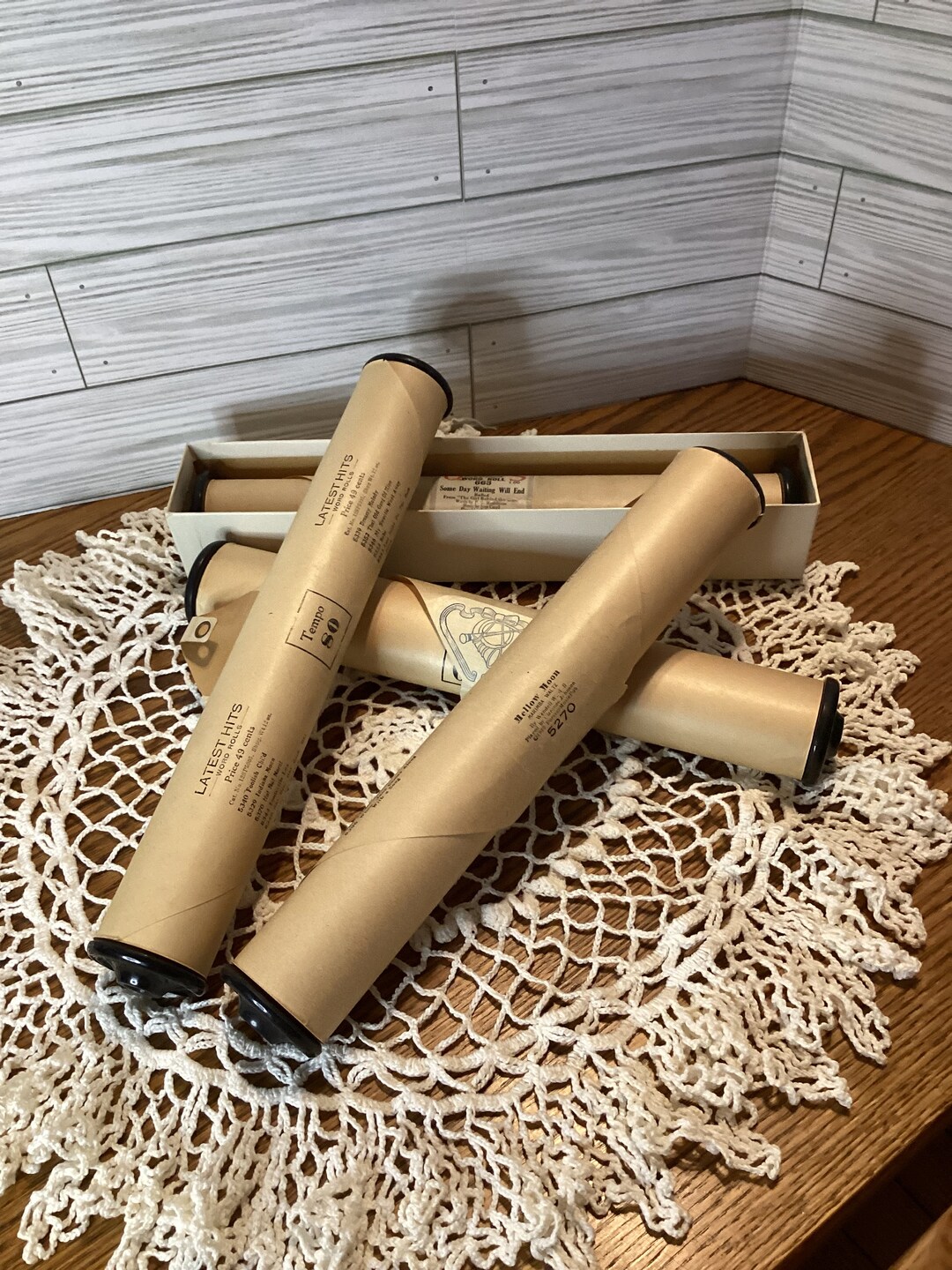 Vintage Piano Rolls - Etsy