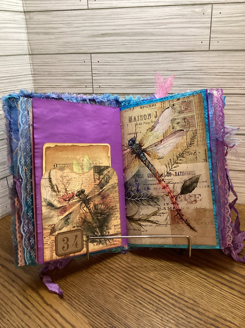 Hard Cover Dragonfly Journal - Etsy