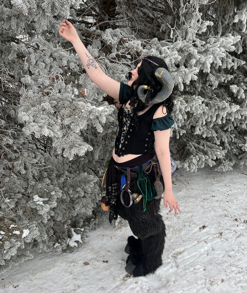 12 Inch Digitigrade Faun Leg Pad Digital Template Pattern - Etsy