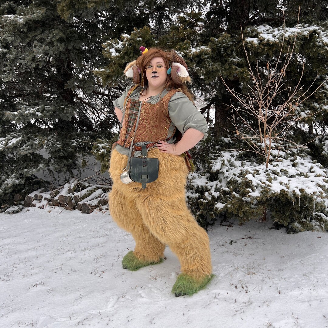 12 Inch Digitigrade Faun Leg Pad Digital Template Pattern - Etsy