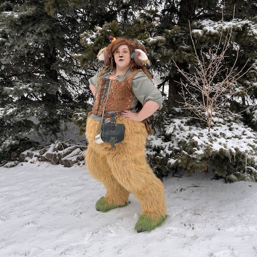 12 Inch Digitigrade Faun Leg Pad Digital Template Pattern - Etsy