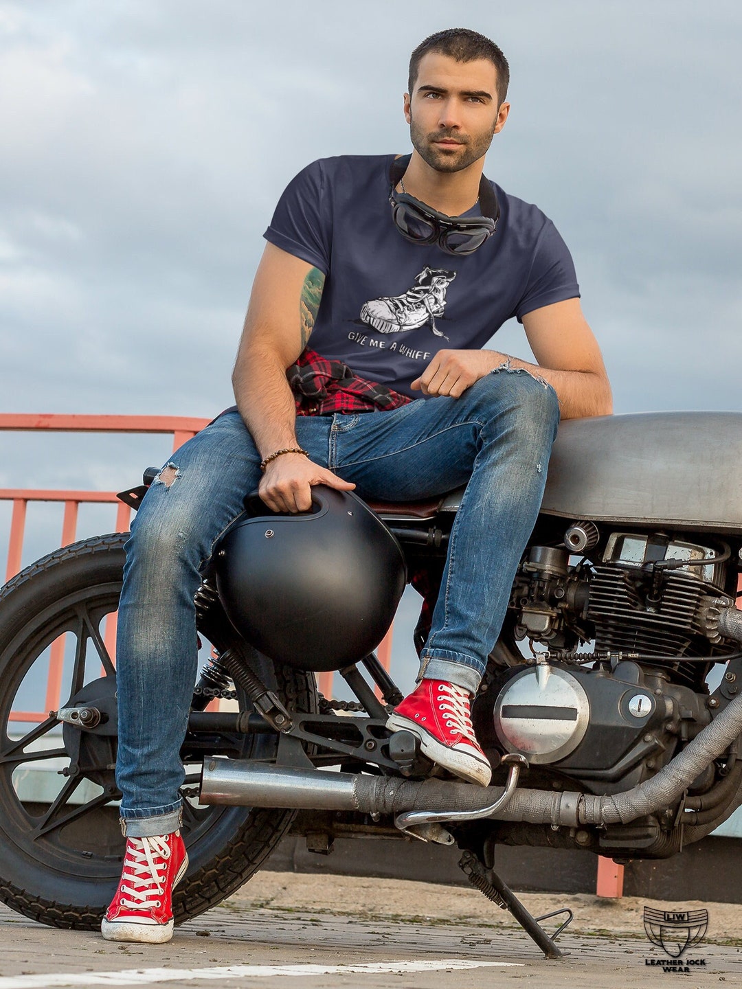 Give Me a Whiff - A Foot Fetish T-shirt by Leatherjockwear - Proudly ...