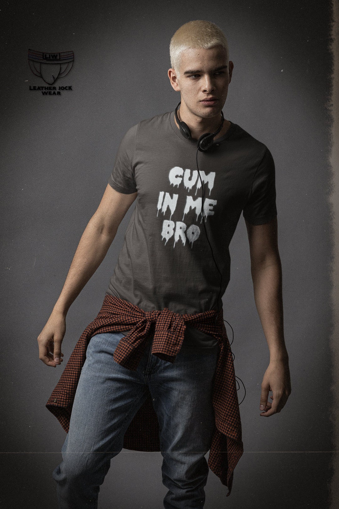 Cum In Me Bro An Nsfw Cheeky Cum Fetish T Shirt By Leather Etsy