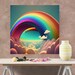 3D Rainbow Wall Poster - Etsy