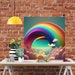 3D Rainbow Wall Poster - Etsy