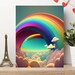 3D Rainbow Wall Poster - Etsy