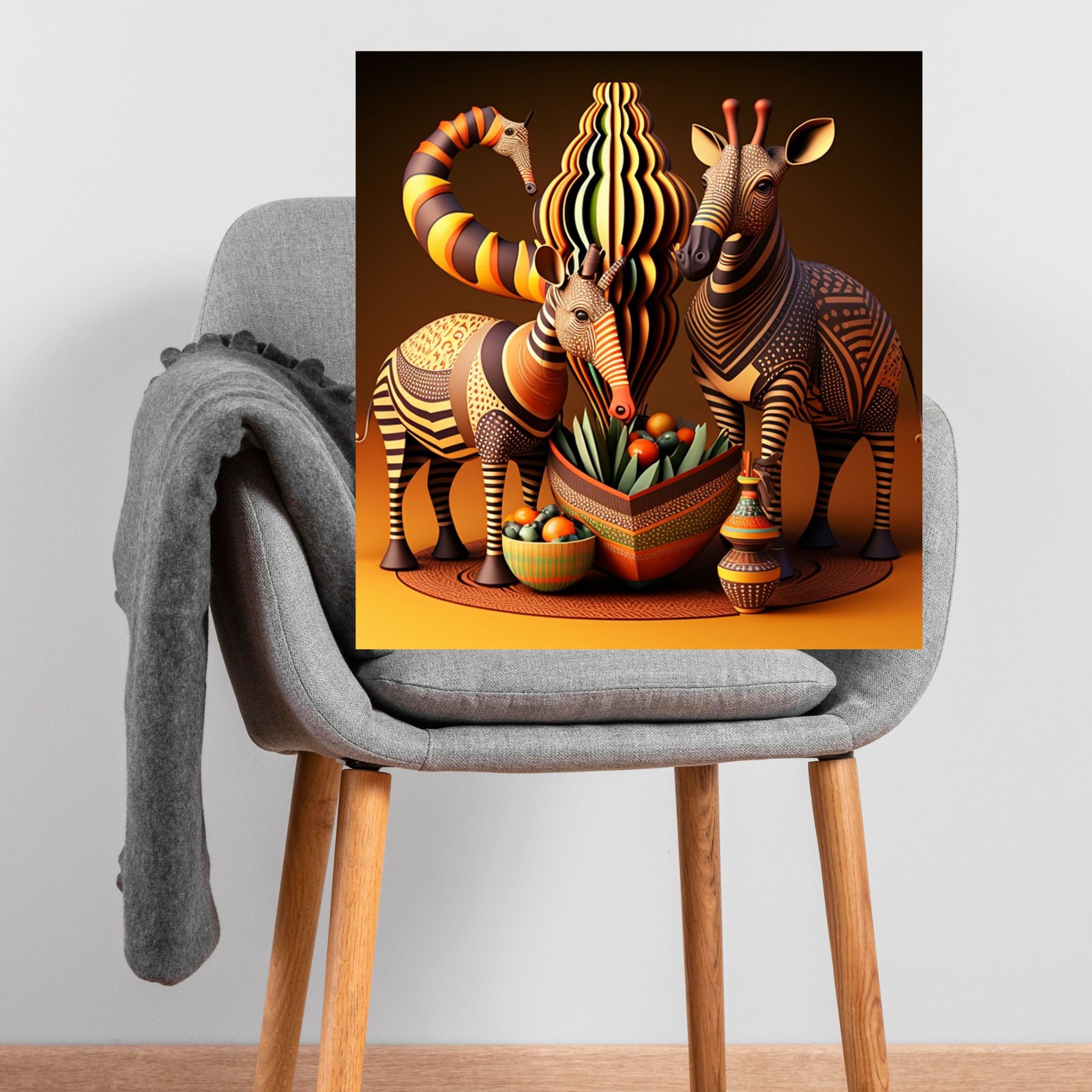 African Animals Poster Art - Etsy