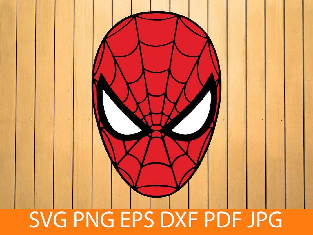 Spiderman 2 SVG PNG DXF, Spiderman Head Svg, Spiderman Face Mask Svg ...