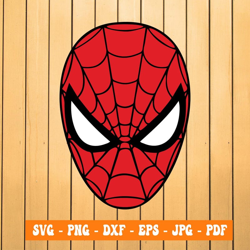 Spiderman Mask Templates - Etsy