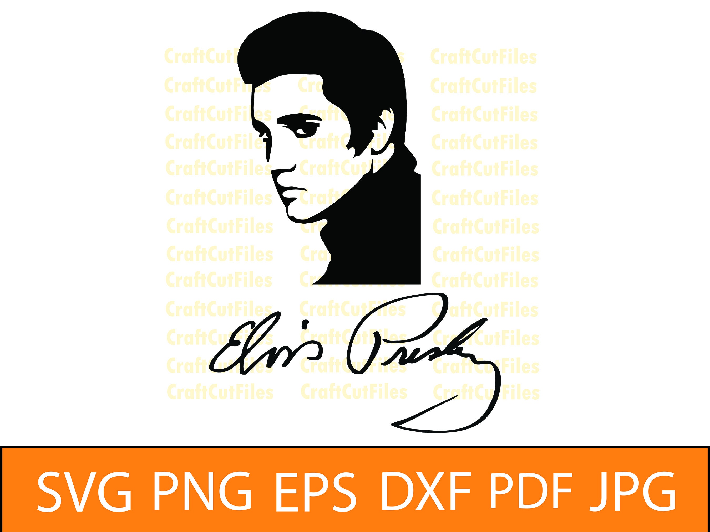 Elvis SVG Elvis Signature SVG Elvis Clipart Elvis Print - Etsy España