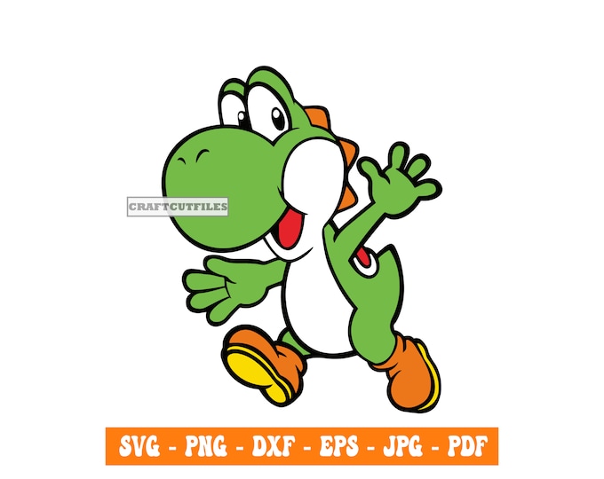 Yoshi 6 Svg, Png, Pdf, Dxf - Etsy Canada