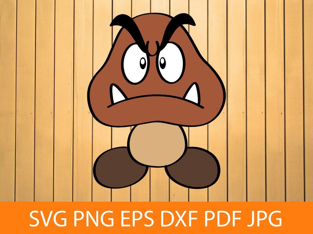 Goomba SVG PNG PDF - Etsy