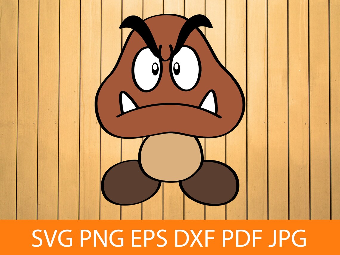 Goomba SVG PNG PDF - Etsy