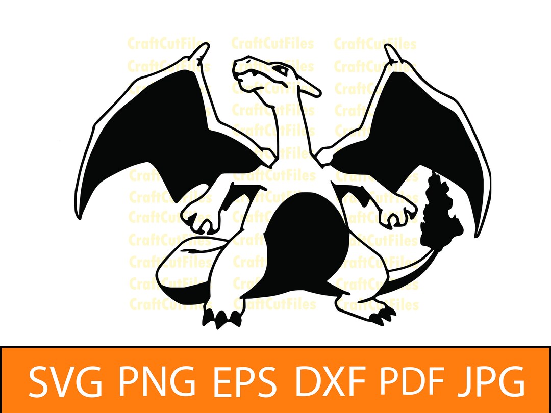 Charizard SVG PNG DXF - Etsy
