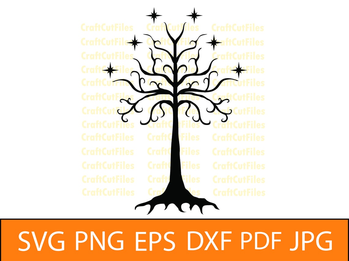 Tree of Gondor SVG, Tree of Gondor Clipart, Tree of Gondor Cricut Files ...