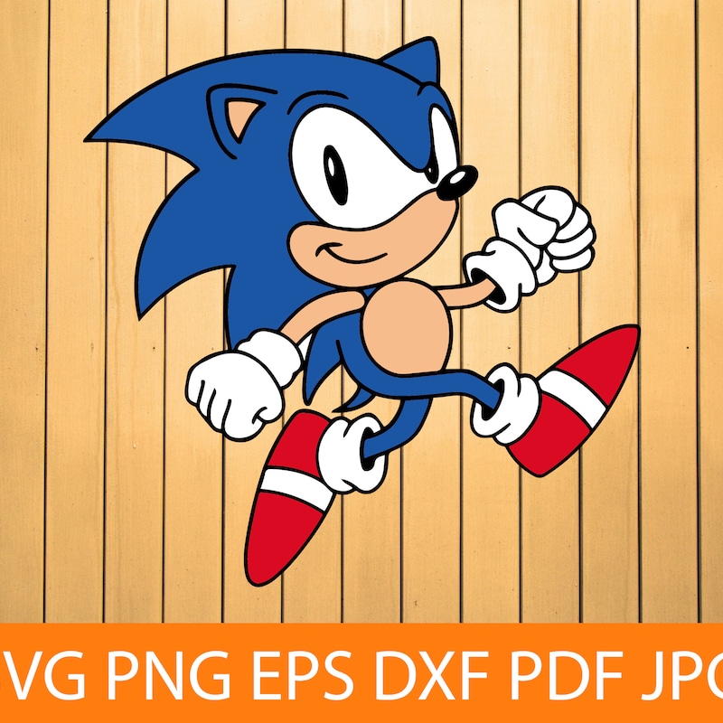 Sonic Svg - Etsy