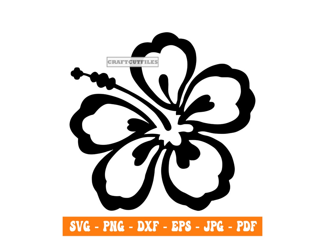 Lilo Hawaiian Flower #3 SVG PNG PDF, Lilo and Stitch Svg, Clipart ...