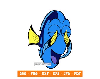 Dory SVG PNG PDF, Dory Vector - Etsy
