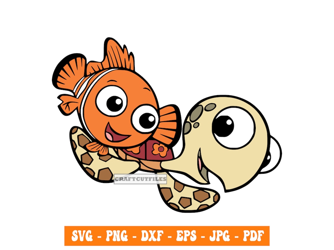Nemo #2 SVG PNG PDF, Nemo Clipart, Nemo Files for Cricut, Nemo Cut ...