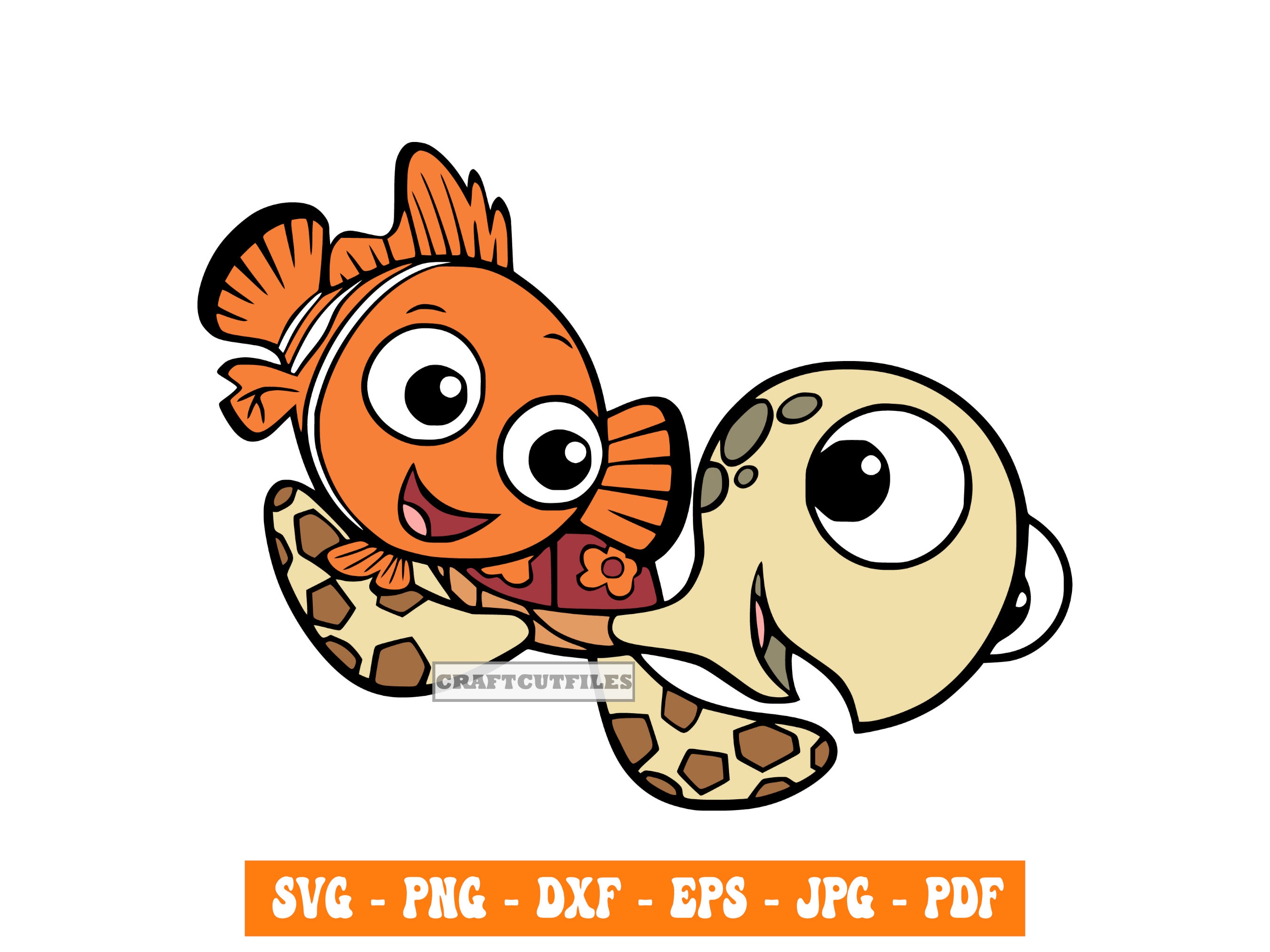 Nemo #2 SVG PNG PDF, Nemo Clipart, Nemo Files for Cricut, Nemo Cut ...
