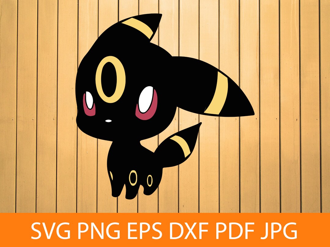 Umbreon SVG PNG DXF Pokemon Svg Umbreon Clipart Umbreon - Etsy