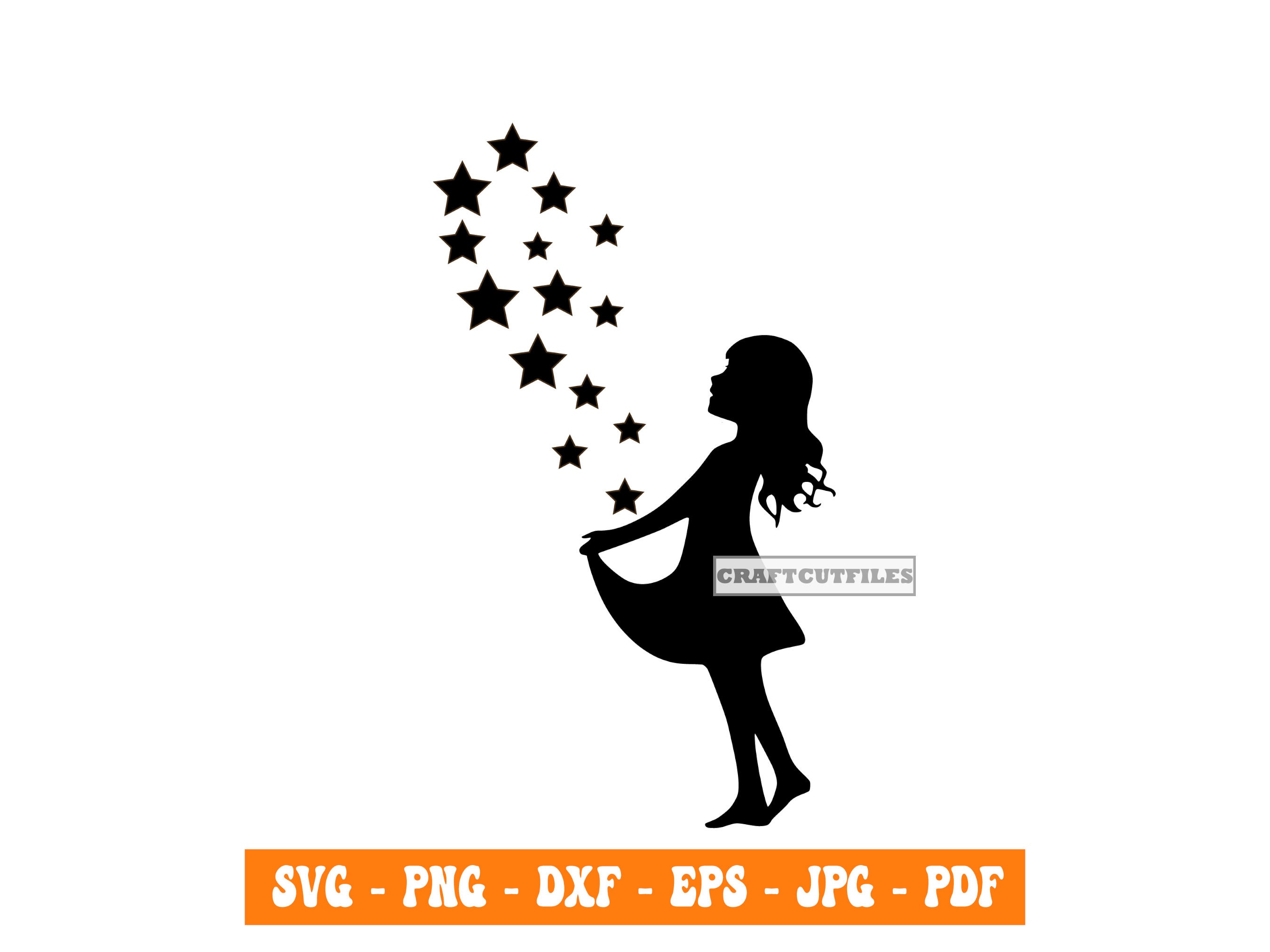 Schne Silhouette Sterntaler Vorlage Zum Ausdrucken Fotos