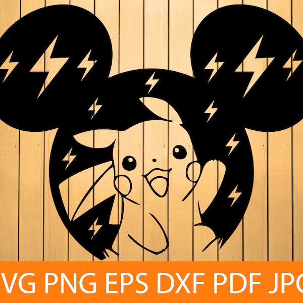 Pikachu Clipart - Etsy