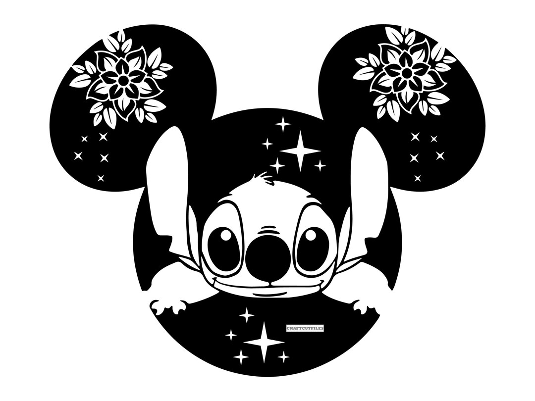 Stitch SVG PNG DXF, Ears Svg, Stitch Clipart, Cut File for Cricut ...