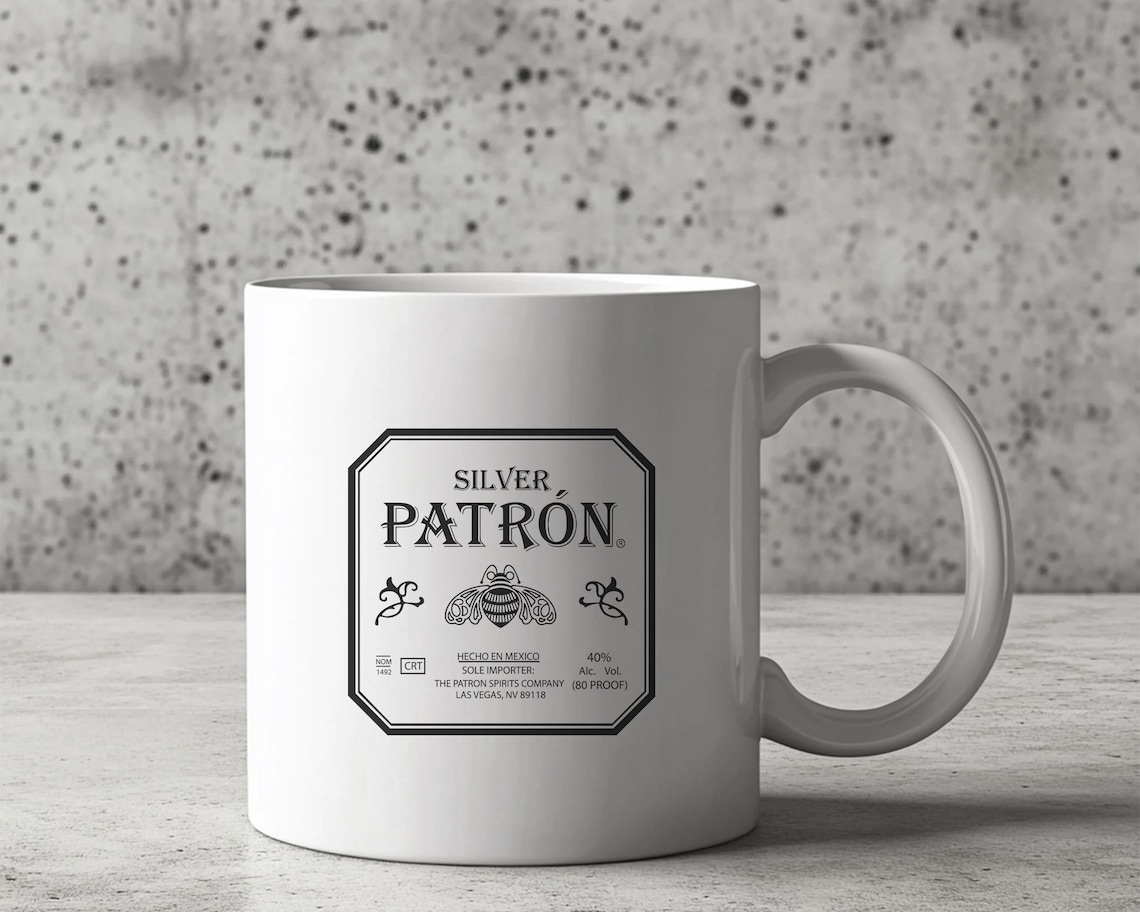 Silver Patron SVG PNG DXF, Silver Patron Files for Cricut, Silver ...