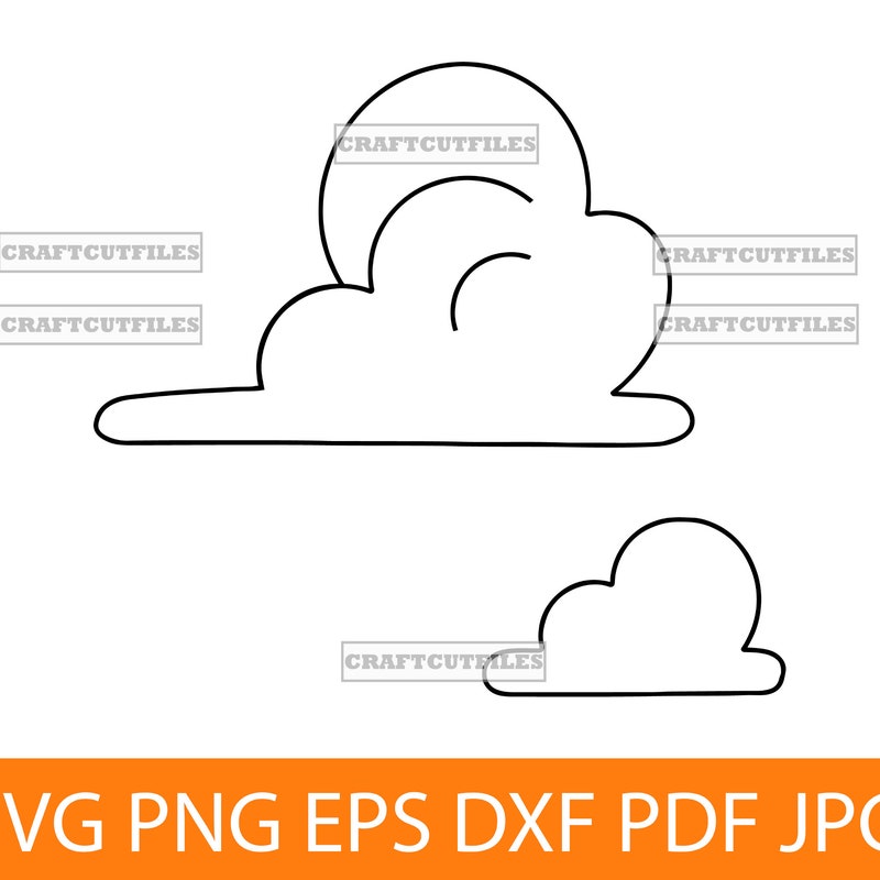 Toy Story Cloud Stencils - Etsy