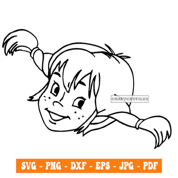 Pippi Longstocking - Etsy