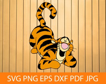 Tigger 5 Svg, Png, Pdf, Dxf - Etsy