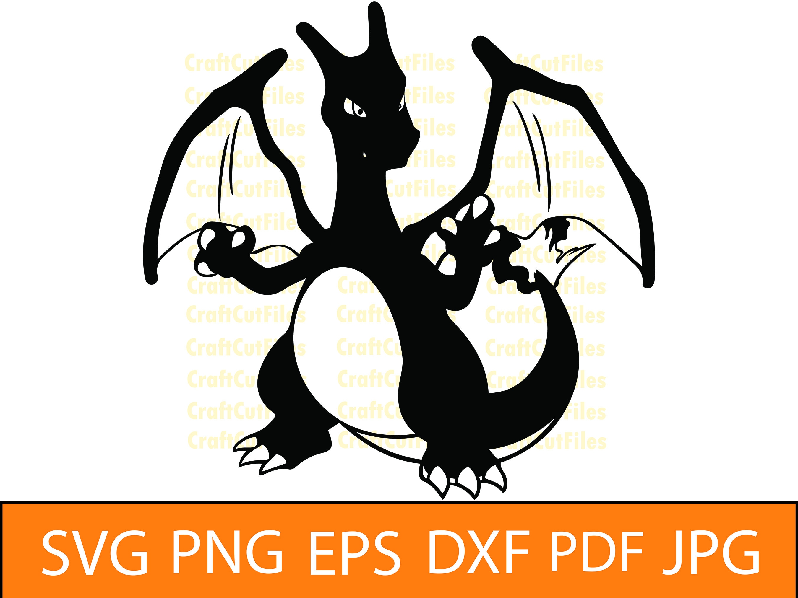 Charizard 2 SVG PNG DXF - Etsy