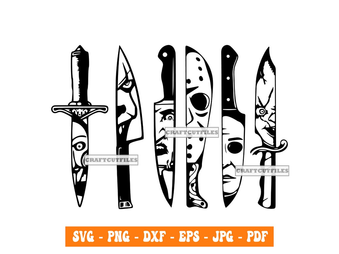 Horror Movie Knife SVG, Horror Knife SVG, Horror Movie Characters SVG ...