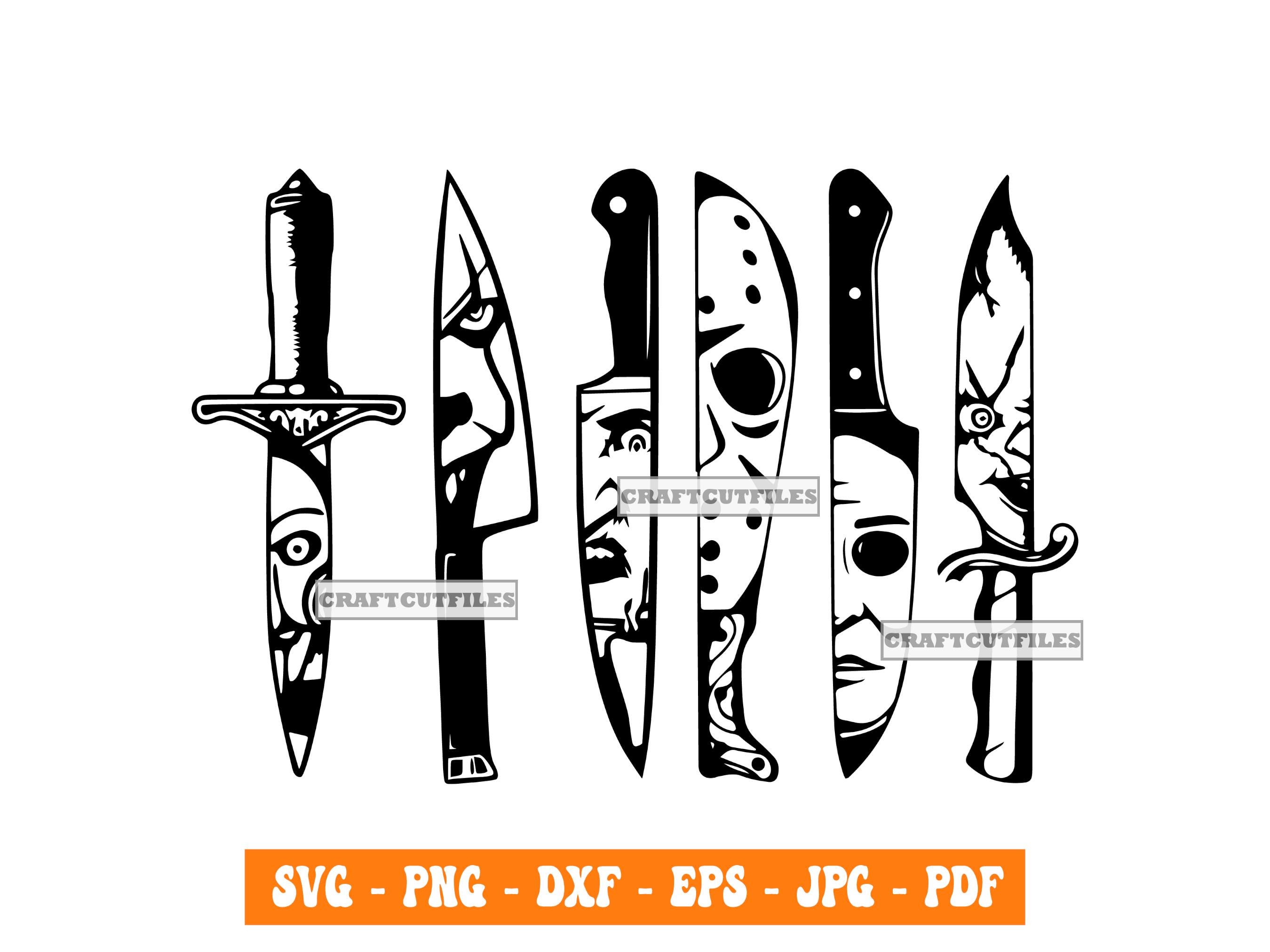 Horror Movie Knife SVG, Horror Knife SVG, Horror Movie Characters SVG ...