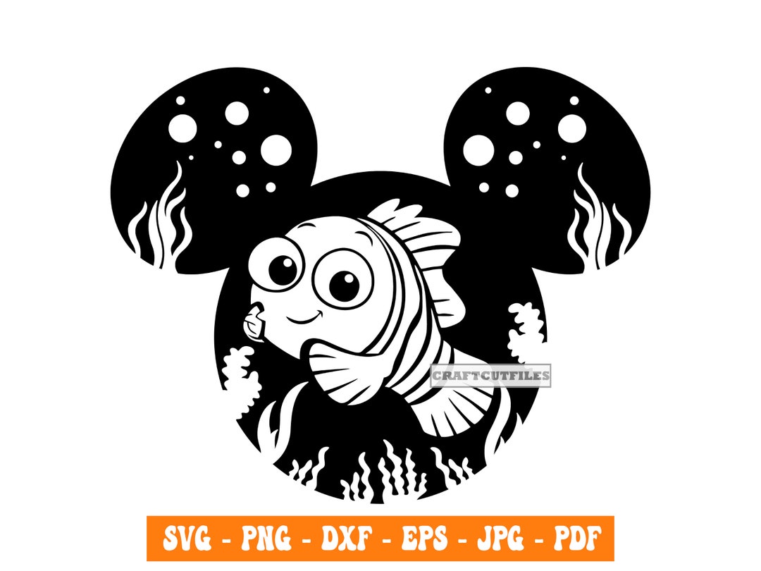 Nemo SVG PNG PDF, Nemo Clipart, Nemo Files for Cricut, Nemo Cut Files ...