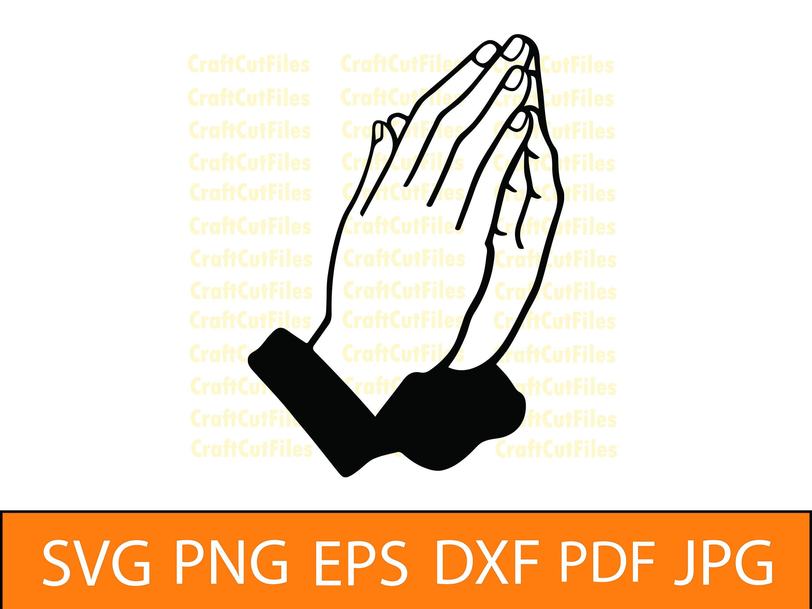 Praying Hands SVG PNG DXF - Etsy