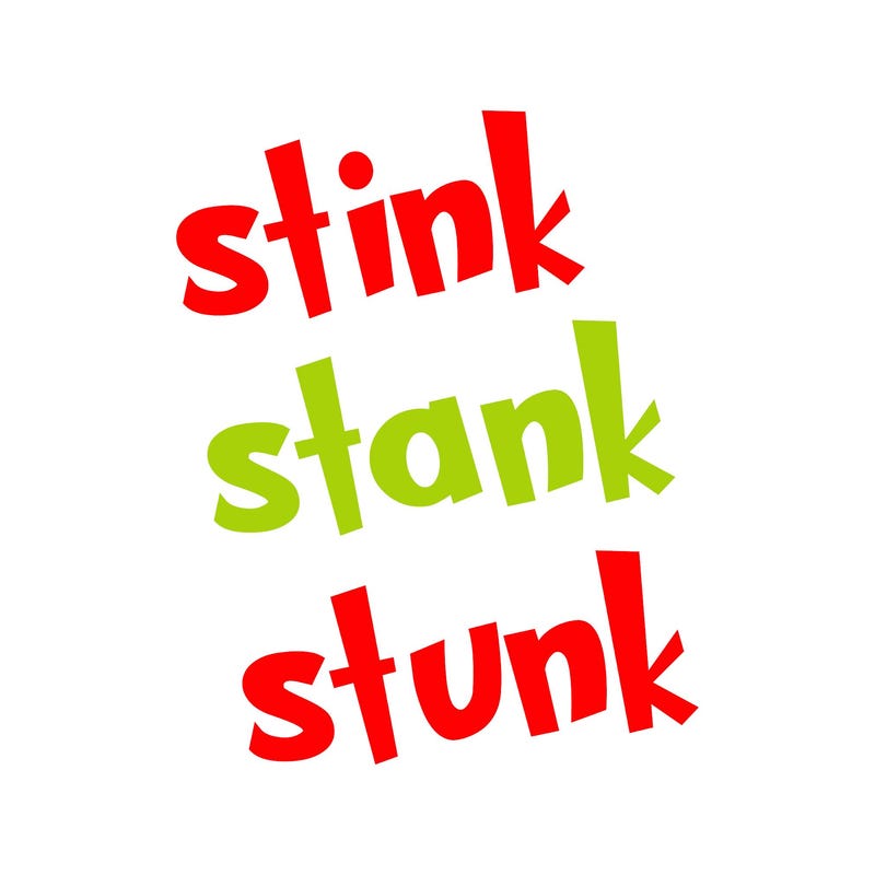 Stink Stank Stunk Svg - Etsy