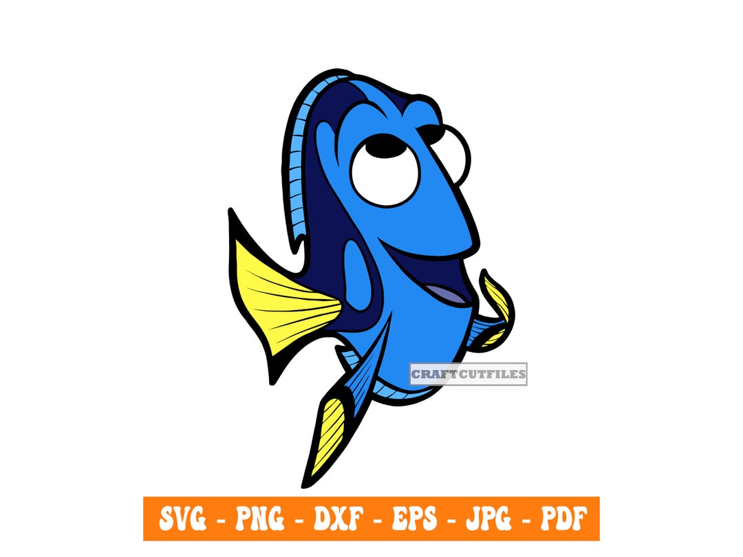 Dory SVG PNG PDF, Dory Vector - Etsy