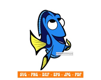 Dory SVG PNG PDF, Dory Vector - Etsy
