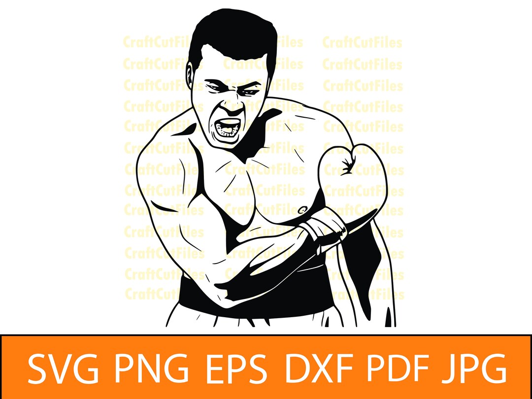 Muhammad Ali SVG, Cassius Clay SVG, the Greatest SVG, Muhammad Ali ...