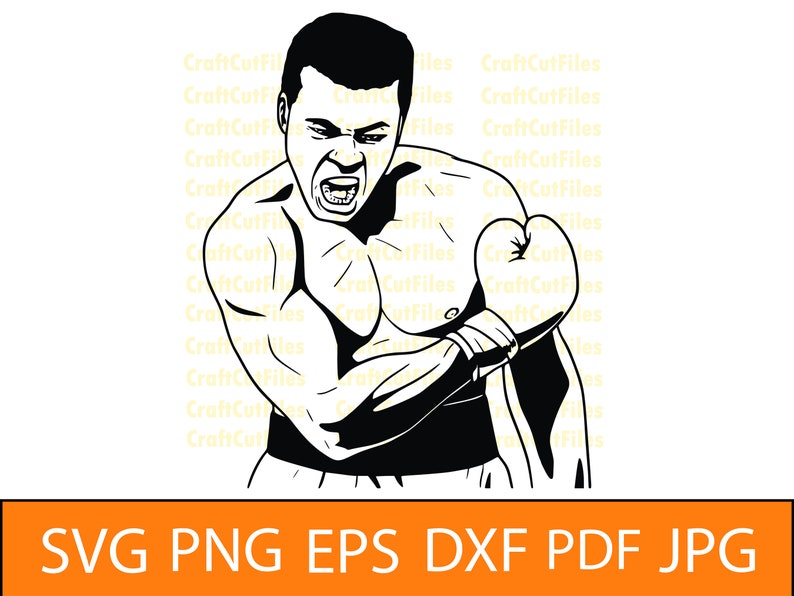 Muhammad Ali SVG Cassius Clay SVG the Greatest SVG Muhammad - Etsy