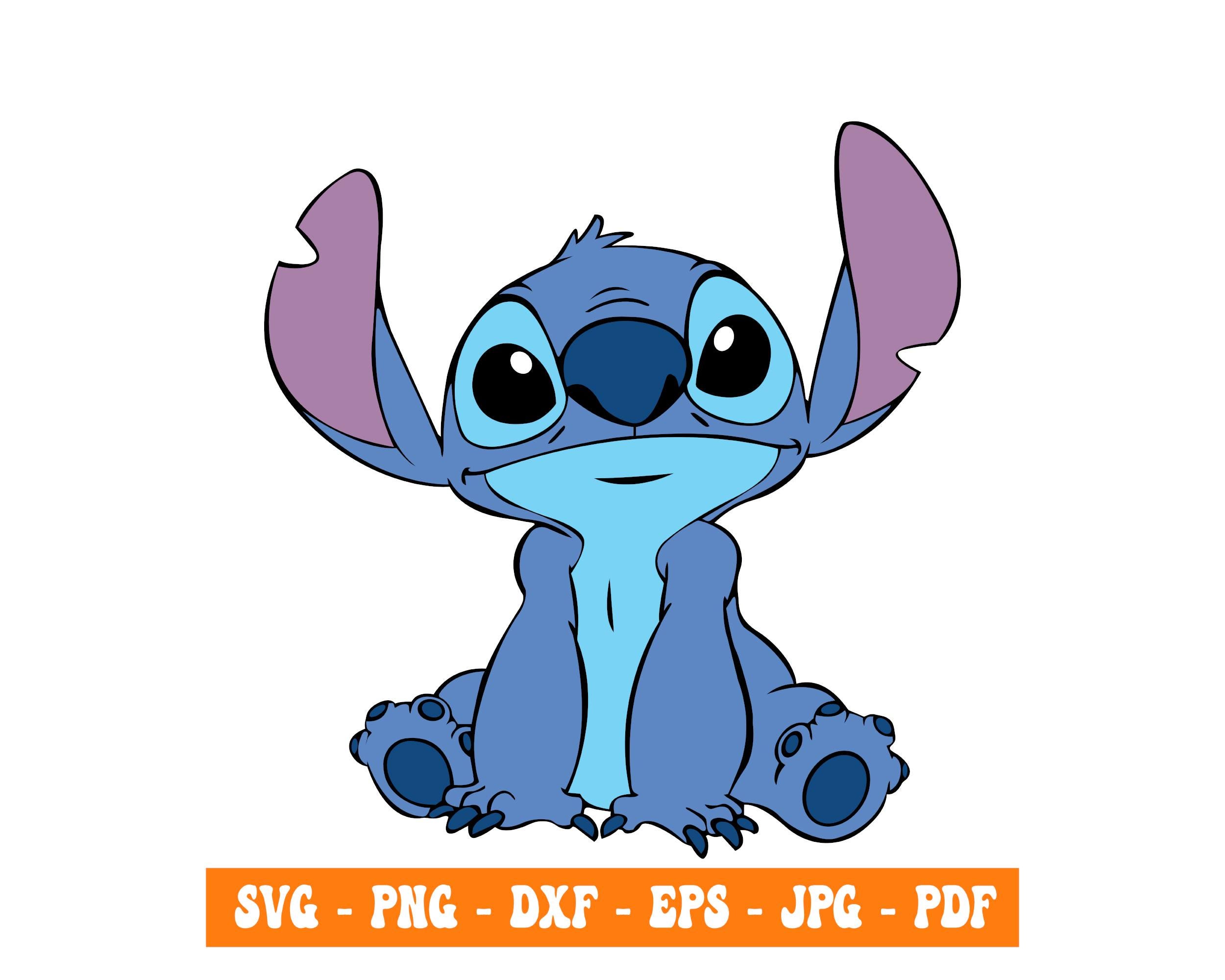 Stitch #2 SVG, Stitch PNG, Stitch Clipart, Stitch Cut File for Cricut ...