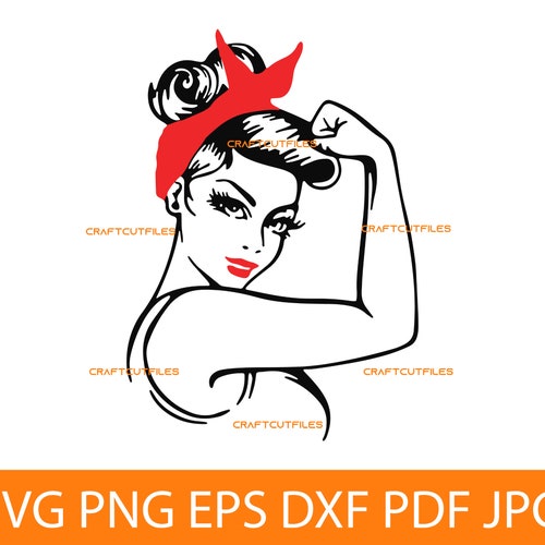 Rosie Svg Rosie the Riveter Svg Rosie Png Bandana Svg - Etsy