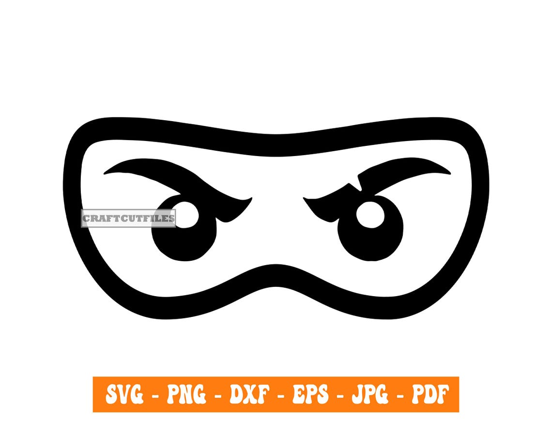 Ninja Eyes SVG, Ninja Eyes Clipart, Ninja Eyes Cricut File, Ninja Eyes ...