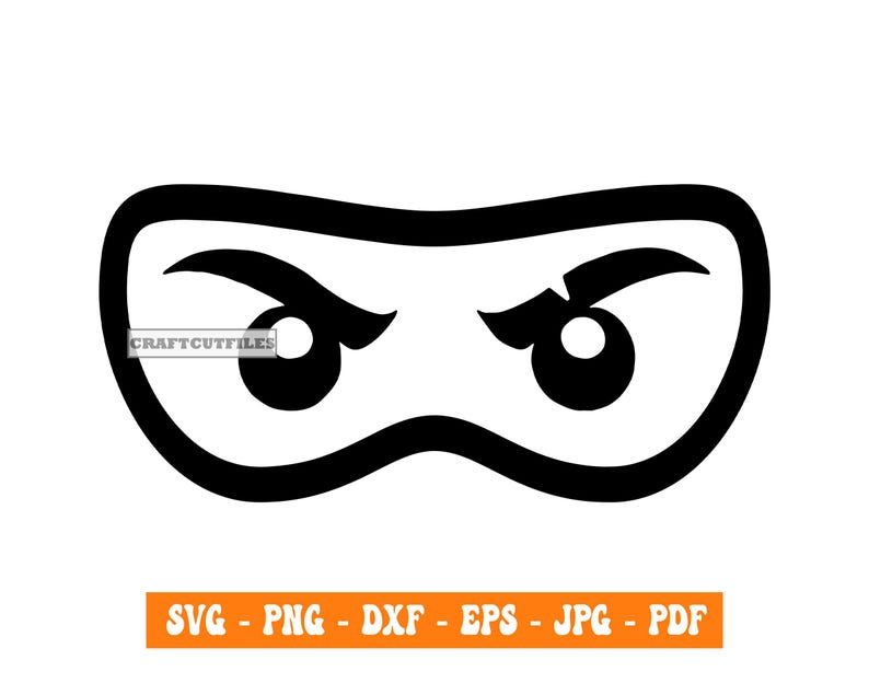 Ninja Eyes SVG, Ninja Eyes Clipart, Ninja Eyes Cricut File, Ninja Eyes ...