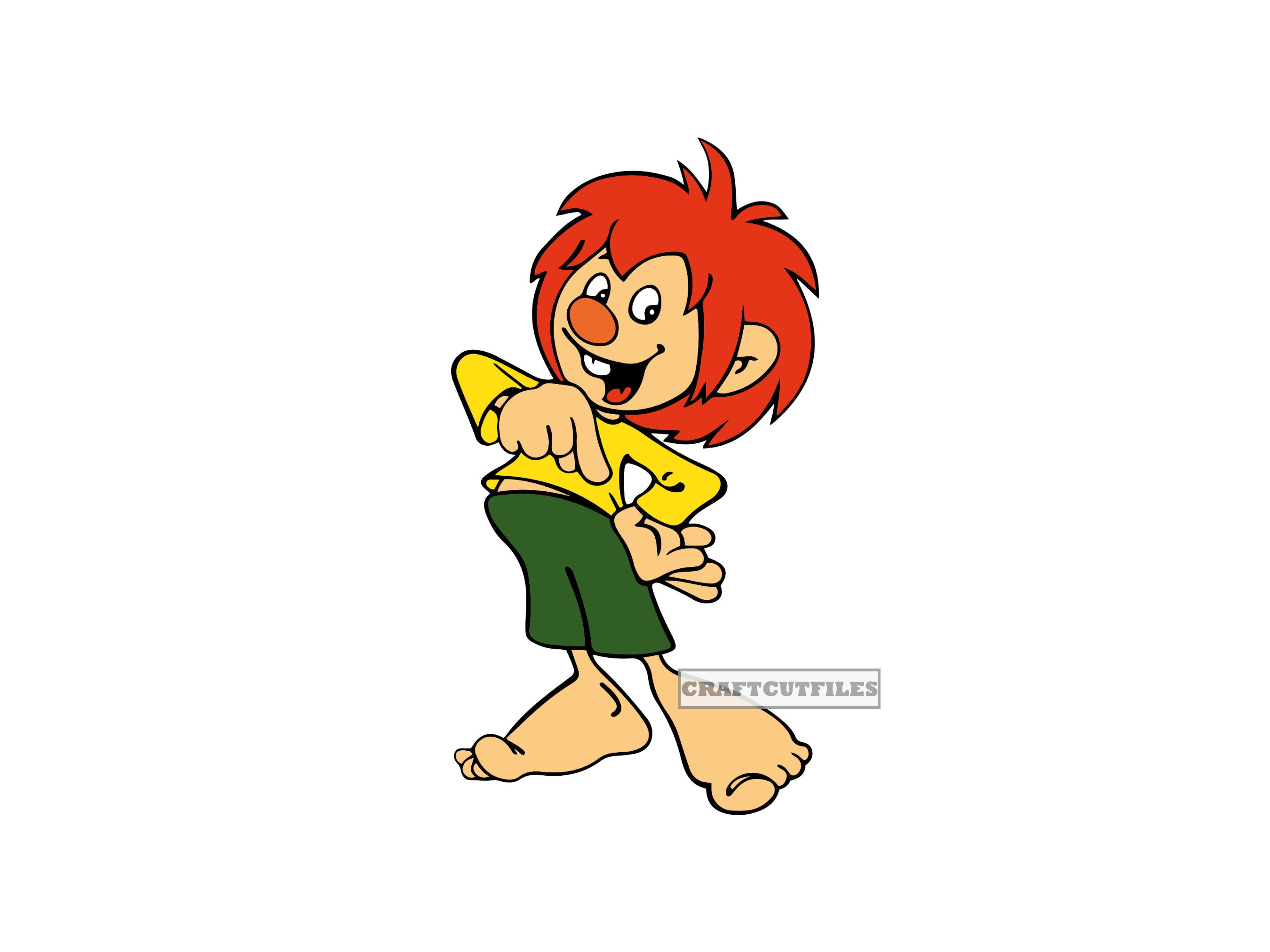 Pumuckl SVG, Ellis Kaut, Pumuckl Clipart, Archivos Pumuckl para Cricut ...
