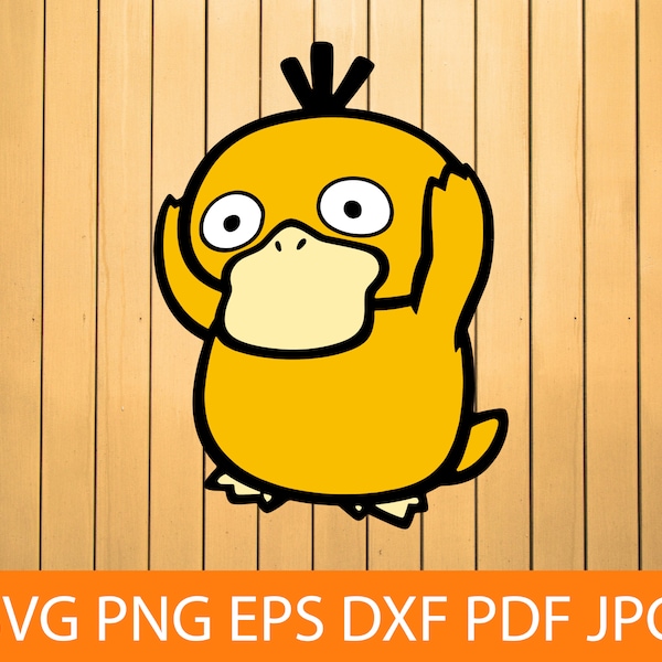 Psyduck Cricut Svg - Etsy UK