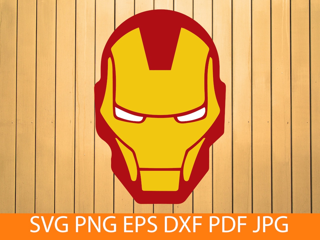 Iron Man #2 SVG, Iron Man Head SVG, Iron Man Mask SVG, Iron Man Clipart ...